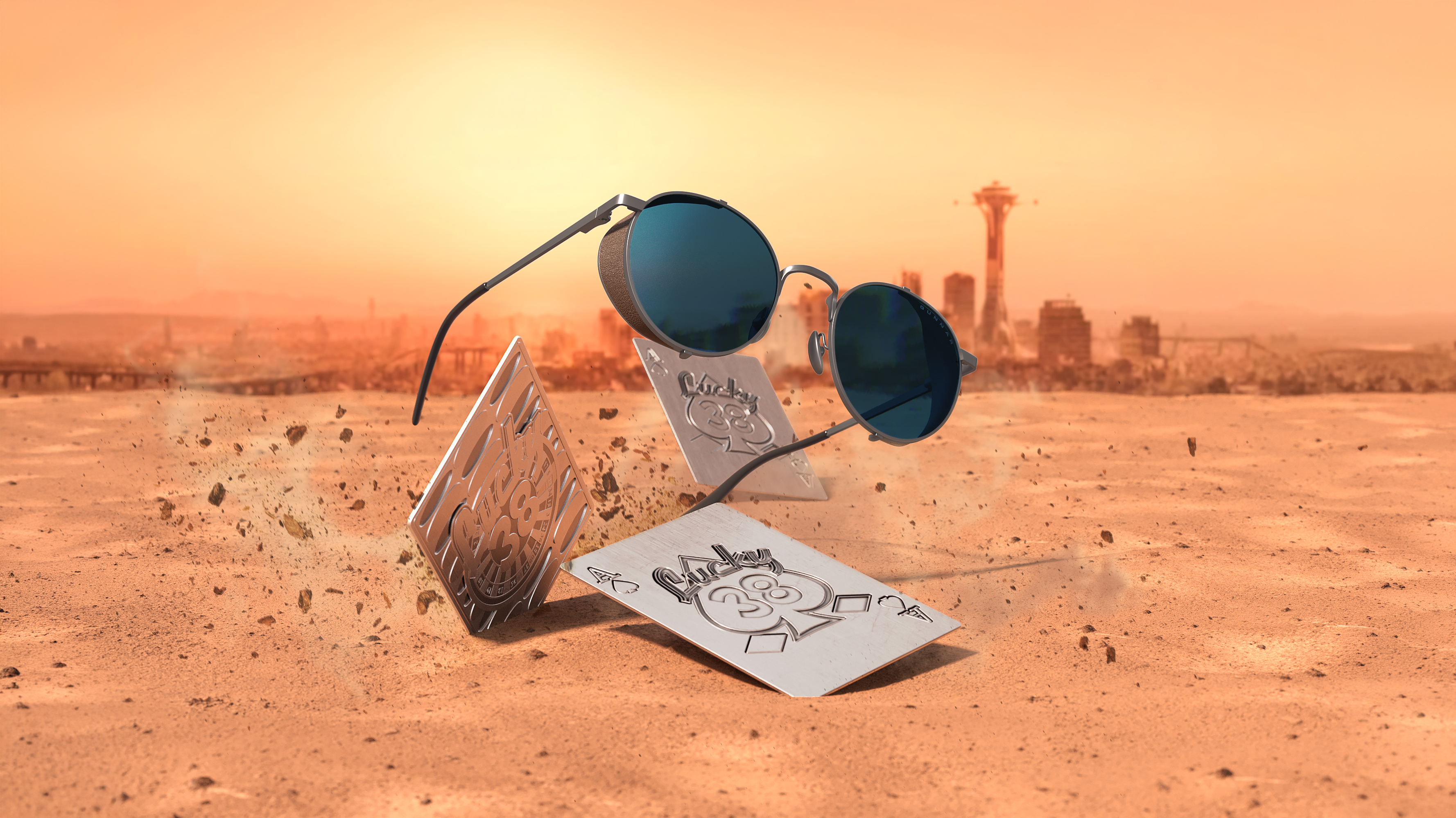 GUNNAR x Fallout 'Lucky 38' Deep Dive: Wasteland Luxury for $99